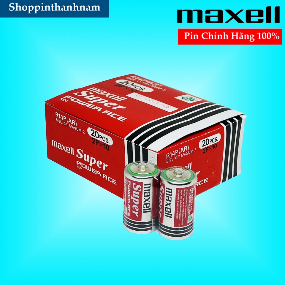 Pin Trung Maxell R14P Vỉ 2 Viên Chính Hãng Dung Lượng Cao | Shopee Việt Nam