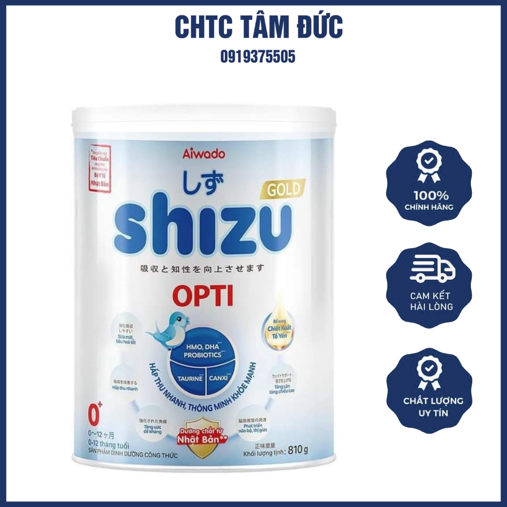 Lon Sữa Shizu Opti Gold Aiwado 810gr Giúp Phát Triển Toàn Diện(Tiêu ...