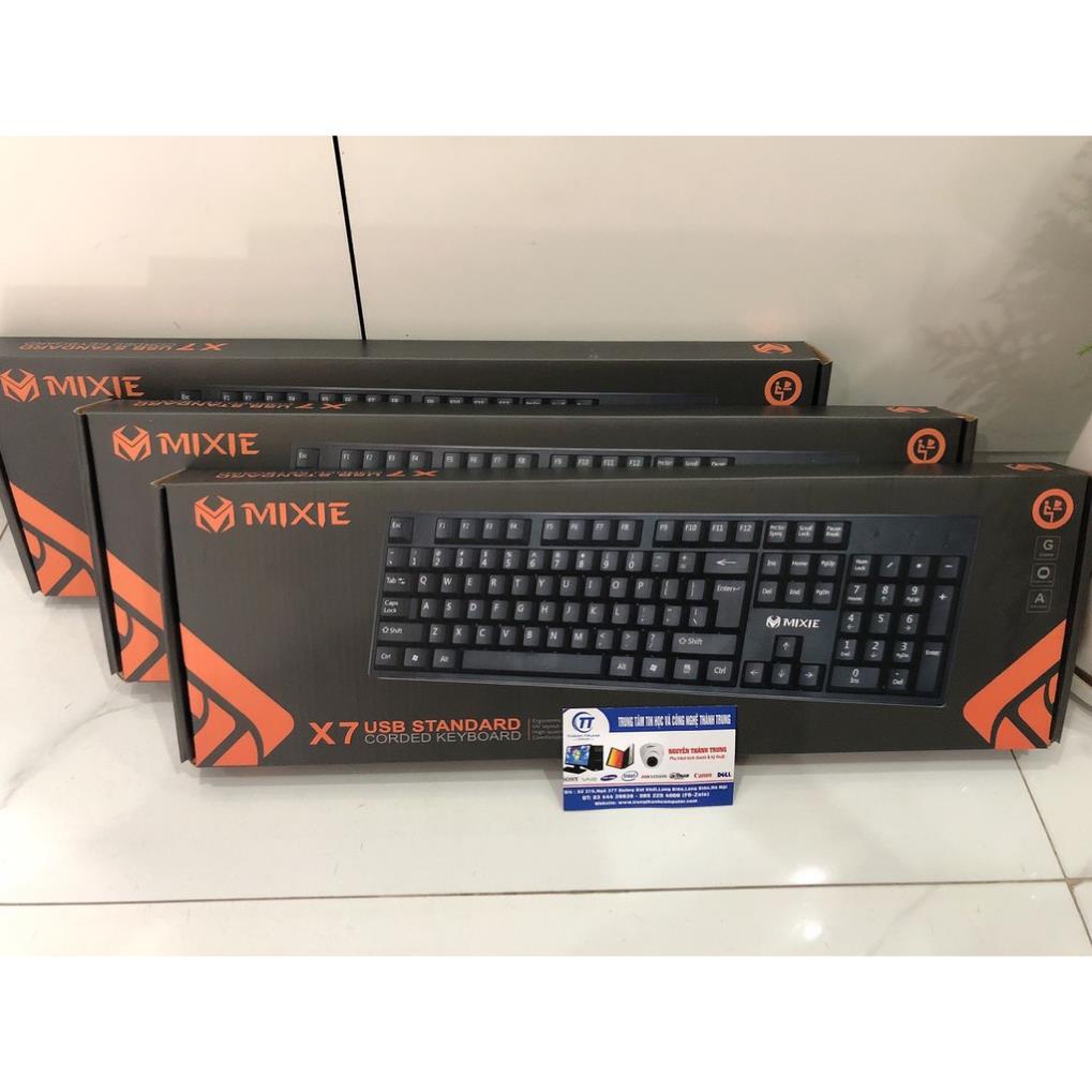 Bàn phím MIXIE - X7, X7s: đẹp, bấm êm, không tiếng kêu (kết nối có dây) - Bảo hành hãng 12 tháng ...