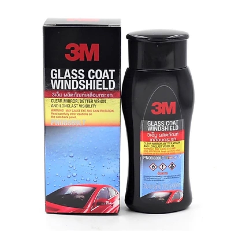 Dung dịch chống bám nước kính xe 3M 08889 LT Glass Coat windshield ...