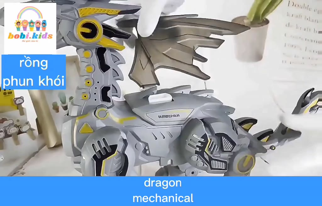 Khủng long đồ chơi phun lửa cỡ lớn 42cm giá rẻ cho bé, robot khủng long ...