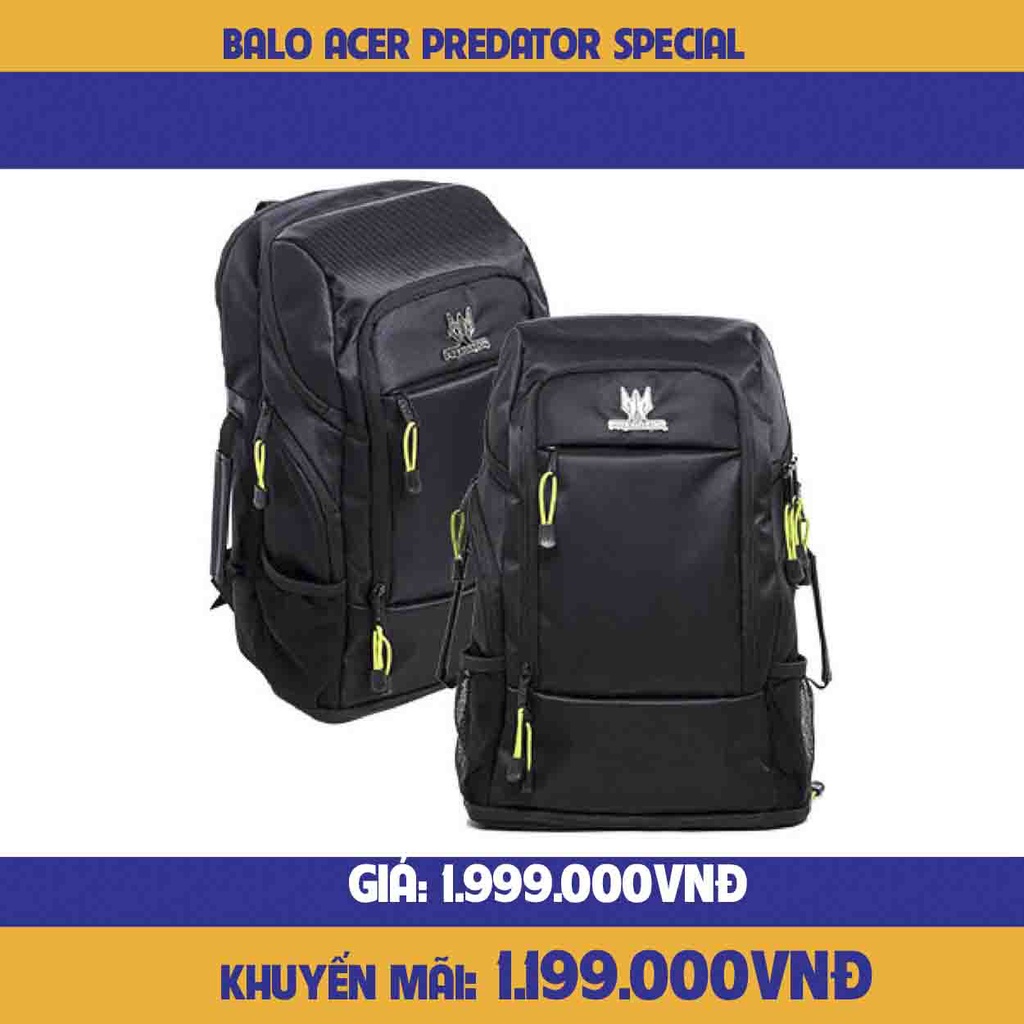 BALO ACER PREDATOR CÁ TÍNH MẠNH MẺ | Shopee Việt Nam