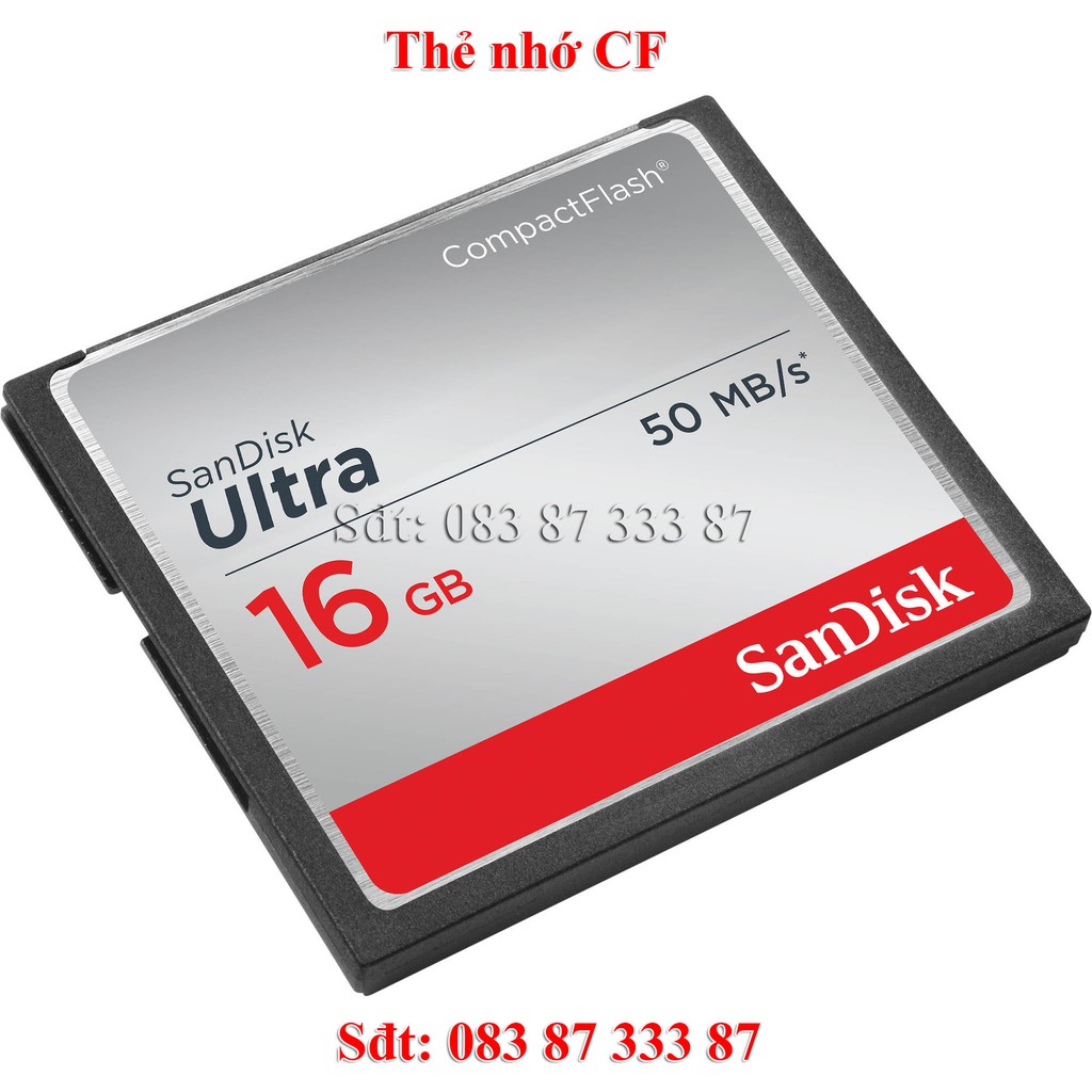 Thẻ nhớ CompactFlash (CF) 16GB 50mb/s | Shopee Việt Nam