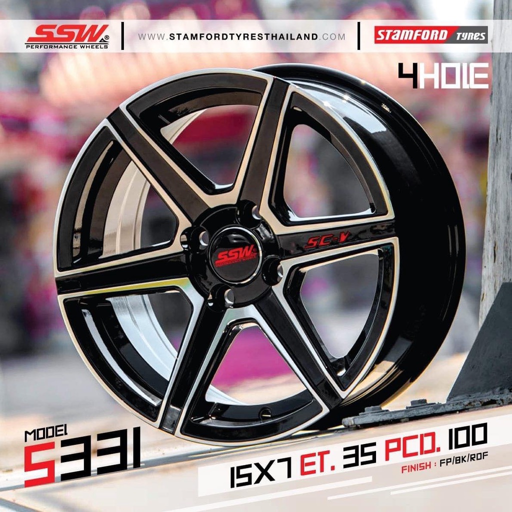 MÂM/LAZANG SSW S331 R15 4x100 cho Kia Morning, Accent, Fadil, I10, VIOS | Shopee Việt Nam