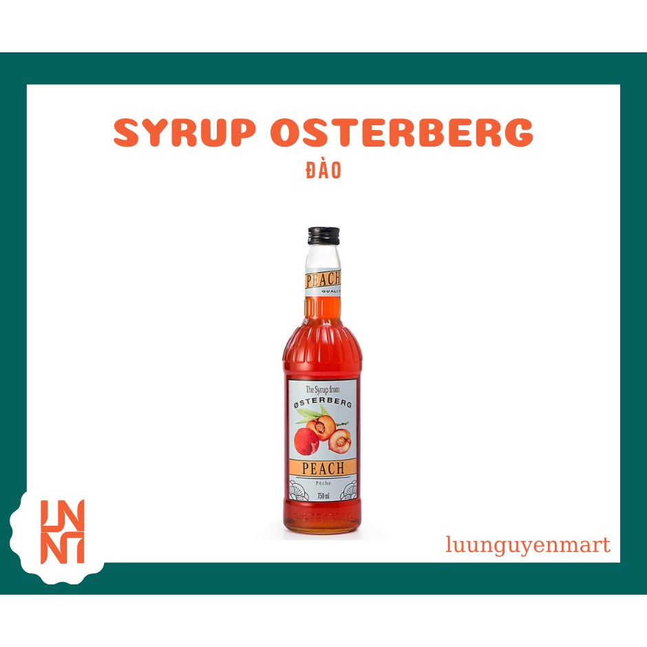 Siro/Syrup Osterberg Đào - Chai 750ml | Shopee Việt Nam