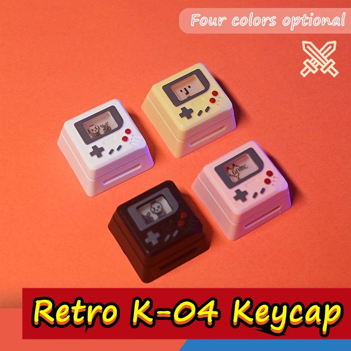 Retro K04 Keycap 3 trong 1 Chất liệu ABS truyền sáng cổ điển Bàn phím ...