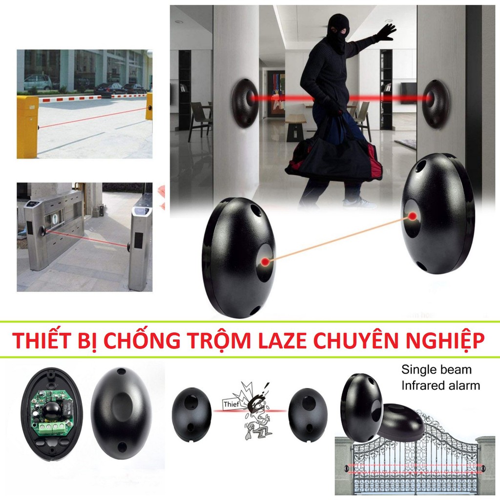Bộ thiết bị chống trộm bằng tia LAZE siêu an toàn mẫu mới loại tốt bảo ...