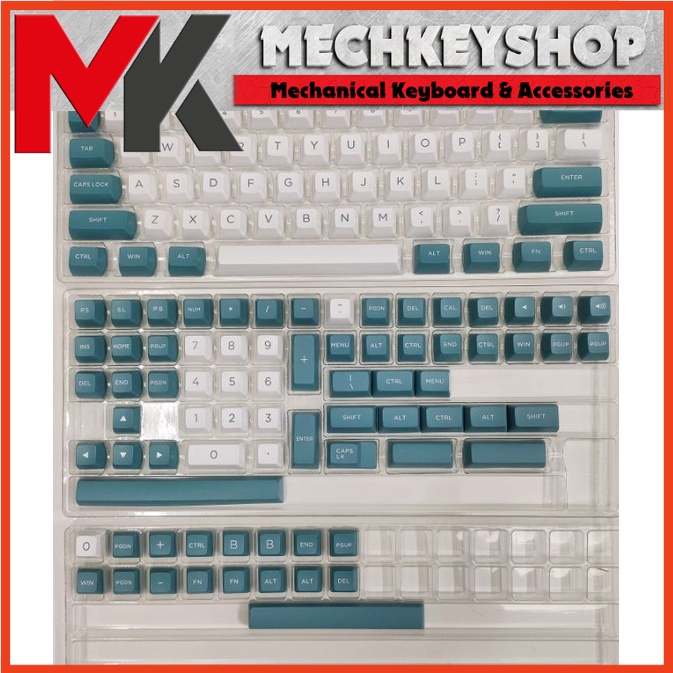 Bộ keycap FSA Aqua Green PBT Double shot cho bàn phím cơ | Shopee Việt Nam