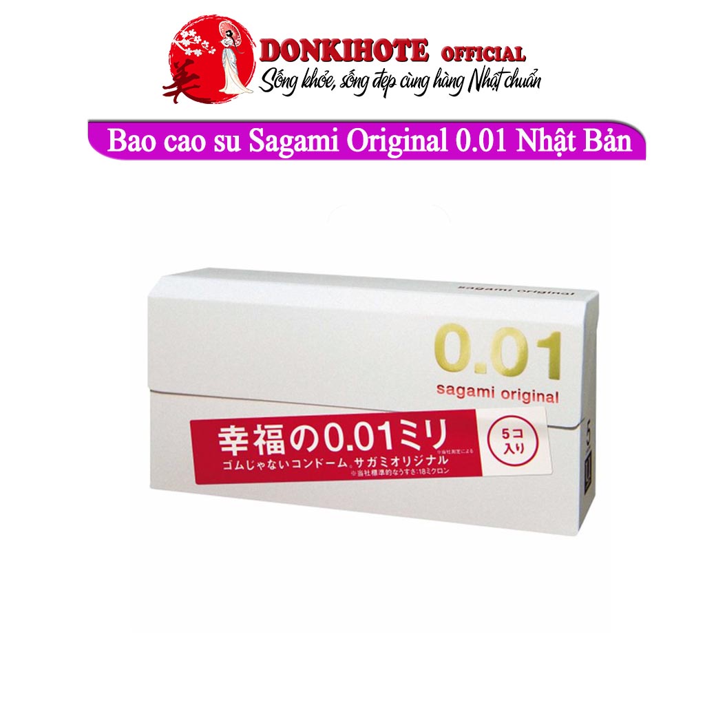 Bao cao su 0.01, bcs sagami Original 0.01 hộp 5 chiếc | Shopee Việt Nam