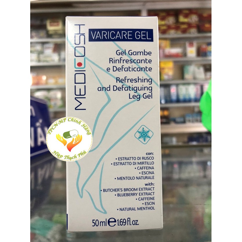 Kem Bôi Hỗ Trợ Suy Giãn Tĩnh Mạch Medicosh - Varicare Gel - chai 50ml ...