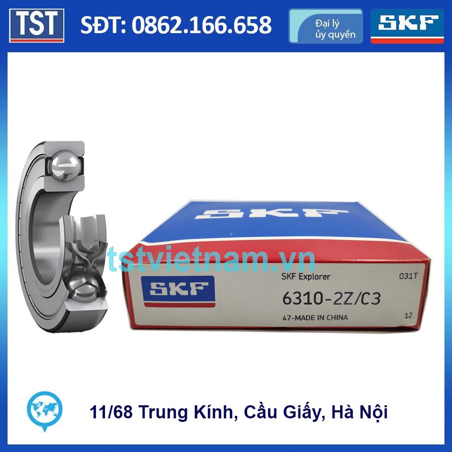 VÒNG BI BẠC ĐẠN SKF CHÍNH HÃNG 6310-2Z/C3 | Shopee Việt Nam