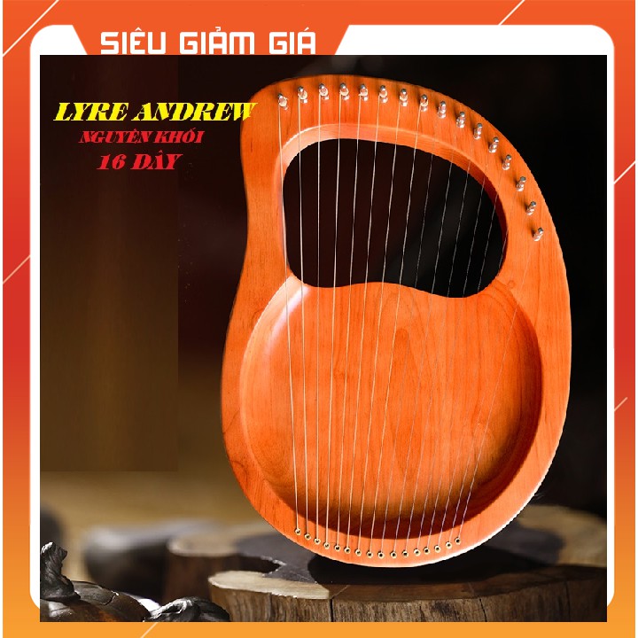 [ĐÀN LYRE CHÍNH HÃNG - ƯU ĐÃI TỐT NHẤT] Đàn Lyre 16 dây Gỗ nguyên khối ...