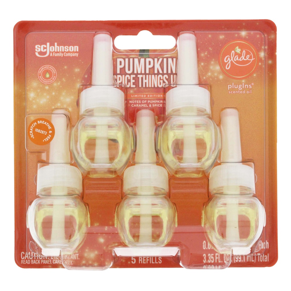 Chai refill tinh dầu thơm phòng mùi Halloween Glade 20ml | Shopee Việt Nam