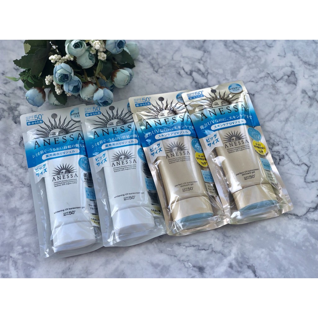 Gel Chống Nắng Anessa Perfect UV Sunscreen Skincare Gel SPF50+ PA++++ 90g | Shopee Việt Nam