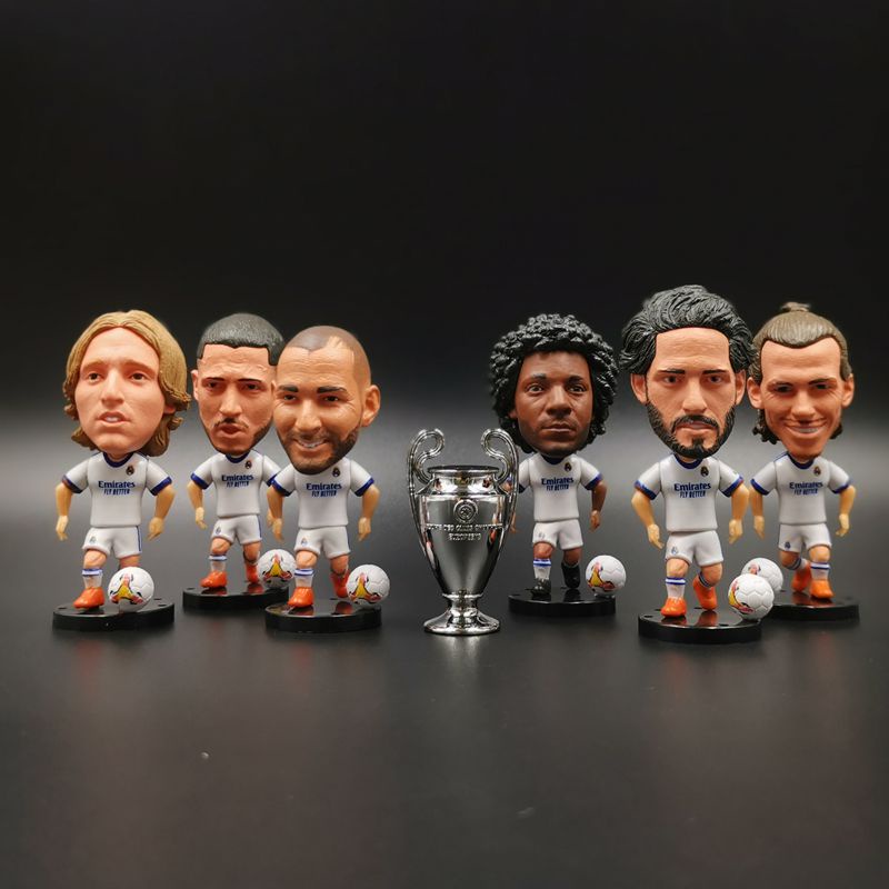 Mô Hình Cầu Thủ Bóng Đá Real Madrid RAMOS ZIDANE MODRIC Cristiano ...