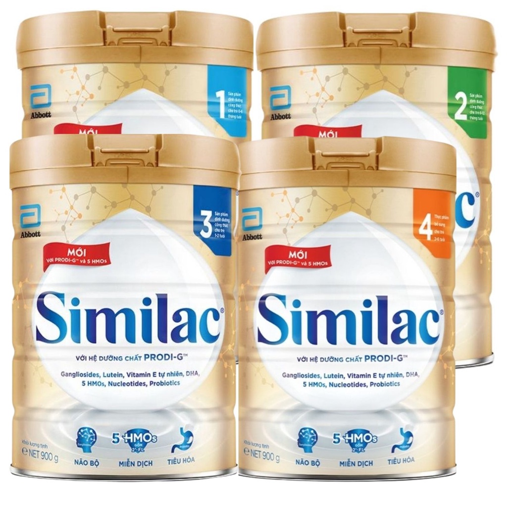 Sữa Bột Similac 0+,3,4 HMO 900g Dinh Dưỡng 5G Mới | Shopee Việt Nam