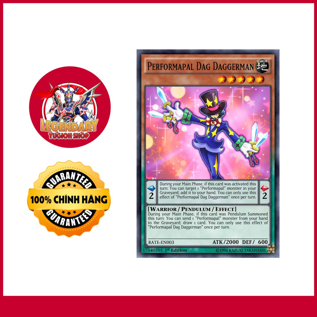 [Thẻ Bài Yugioh Chính Hãng] Performapal Dag Daggerman | Shopee Việt Nam