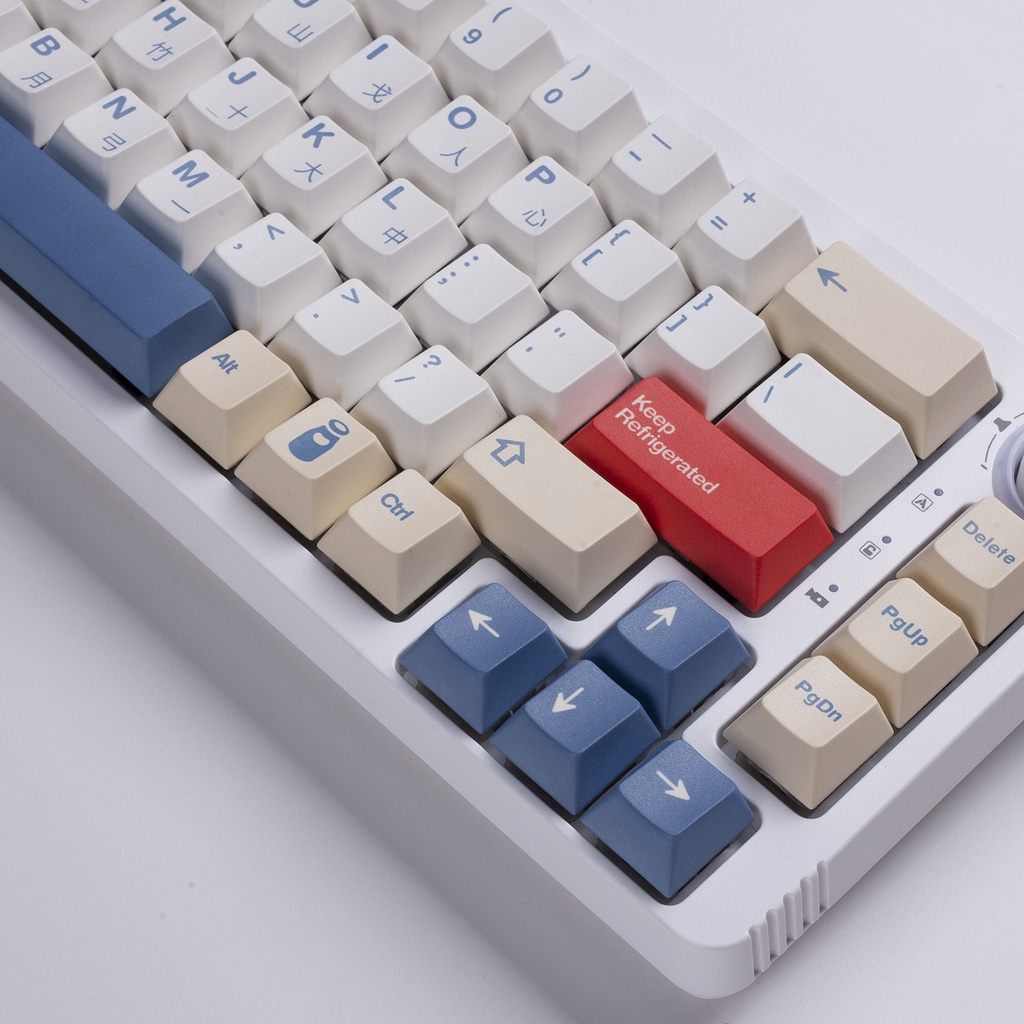 Bộ nút keycap GMK Soya Milk PBT cherry profile clone | Shopee Việt Nam