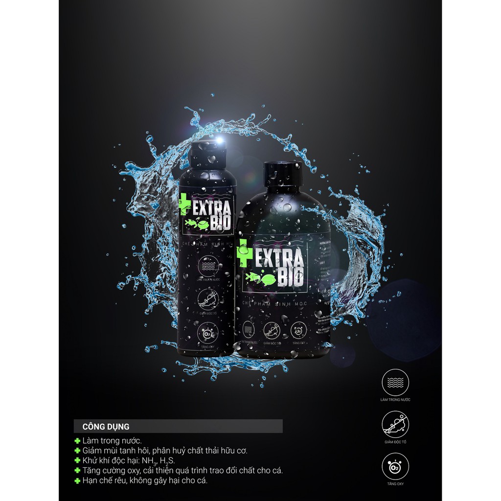 Men vi sinh cao cấp extrabio làm sạch nước (tặng bông lọc) | Shopee ...