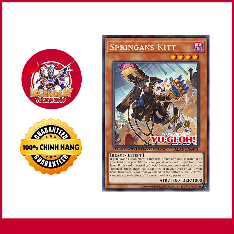 [Thẻ Bài Yugioh Chính Hãng] Springans Kitt | Shopee Việt Nam