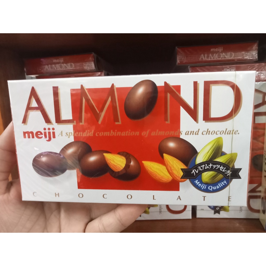 KẸO CHOCOLATE MEIJI ALMOND 88G NHẬT BẢN/ KẸO CHOCOLATE LOTTE ALMOND HẠNH NHÂN 86G | Shopee Việt Nam