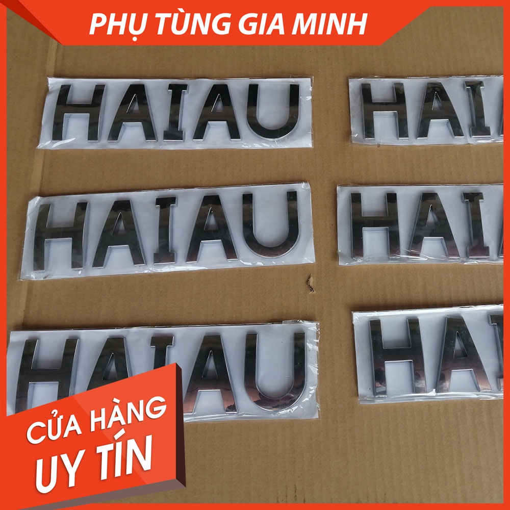 Tem Chữ HAI AU mạ Crom | Shopee Việt Nam