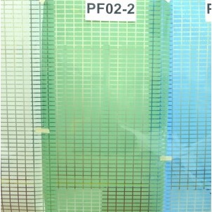 Decal dán kính, giấy đề can dán kính họa tiết caro xanh, dán kính cửa ...