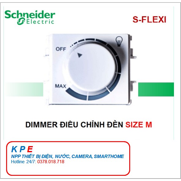HẠT DIMMER DIMER ĐIỀU CHỈNH ĐỘ SÁNG ĐÈN 400W F50RD400M_WE S-FLEXI ...