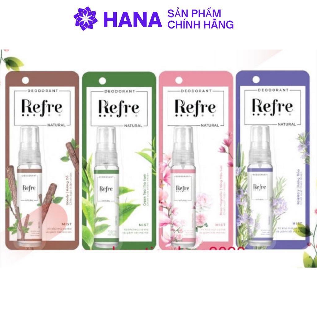 Xịt khử mùi chiết xuất thiên nhiên Refre Whitening Natural | Shopee ...