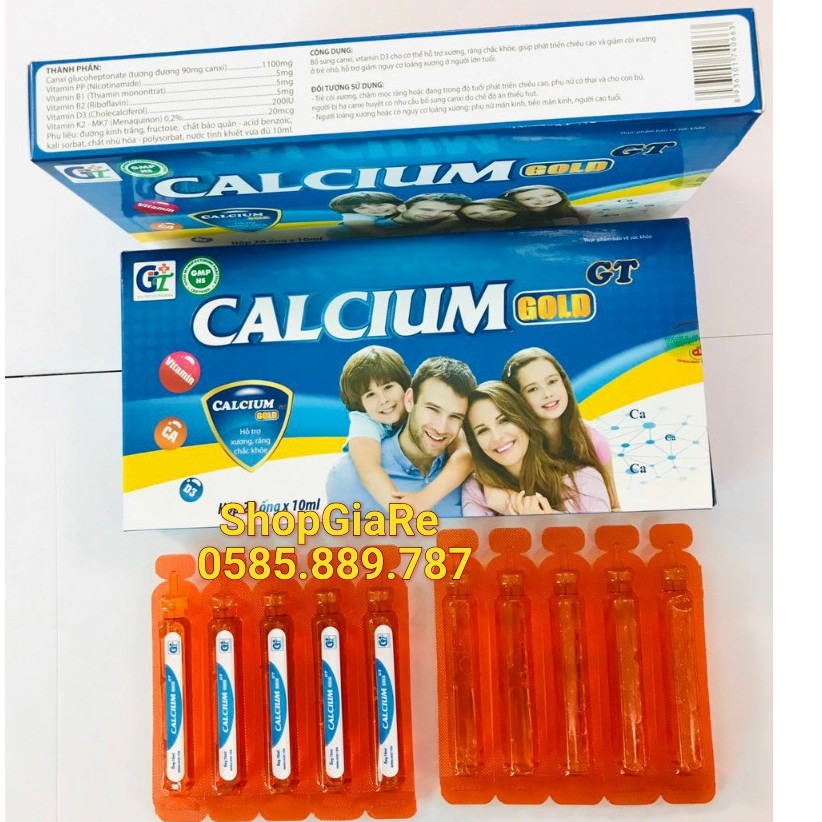 Calcium Gold GT bổ sung canxi cho bé giúp bé phát triển chiều cao ...