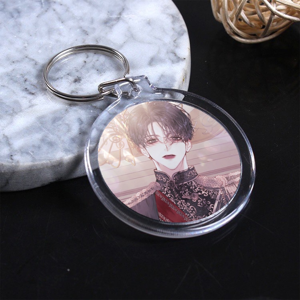 (Tròn) Móc khóa in hình TRỞ THÀNH GIA ĐÌNH CỦA NHÂN VẬT PHẢN DIỆN ...