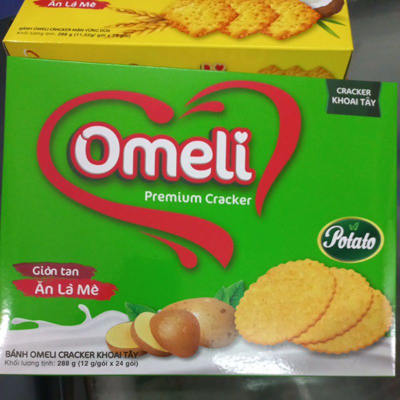 Bánh Omeli Cracker khoai tây 288g | Shopee Việt Nam