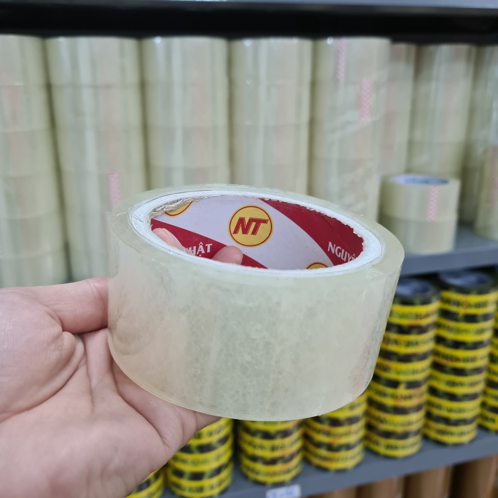 Băng Keo Trong, Băng Keo Đục (1 cuộn), Cuộn 100 Yard, 1 Kg Dư, Keo Dính Chắc | Shopee Việt Nam