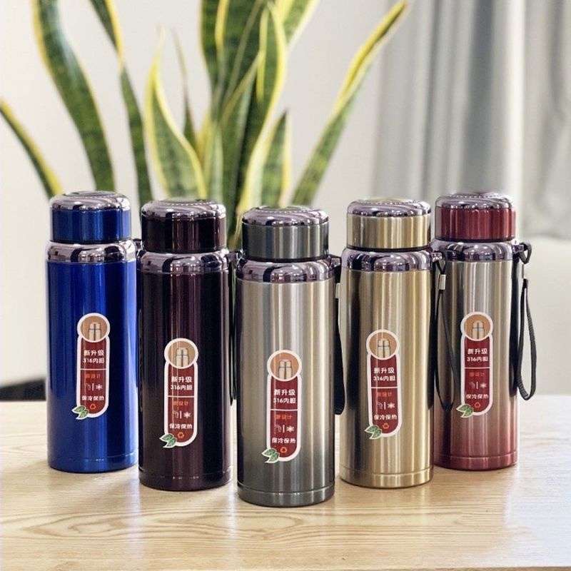 [ĐANG BÁN CHẠY] Bình giữ nhiệt thép 316 ko rỉ 600ml/800ml/1000ml lõi inox 304 | Shopee Việt Nam