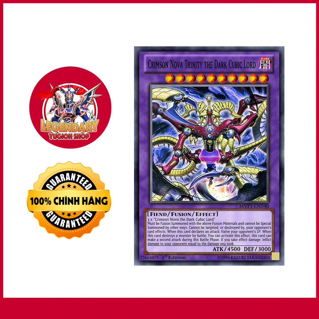 [Thẻ Bài Yugioh Chính Hãng] Crimson Nova Trinity The Dark Cubic Lord ...