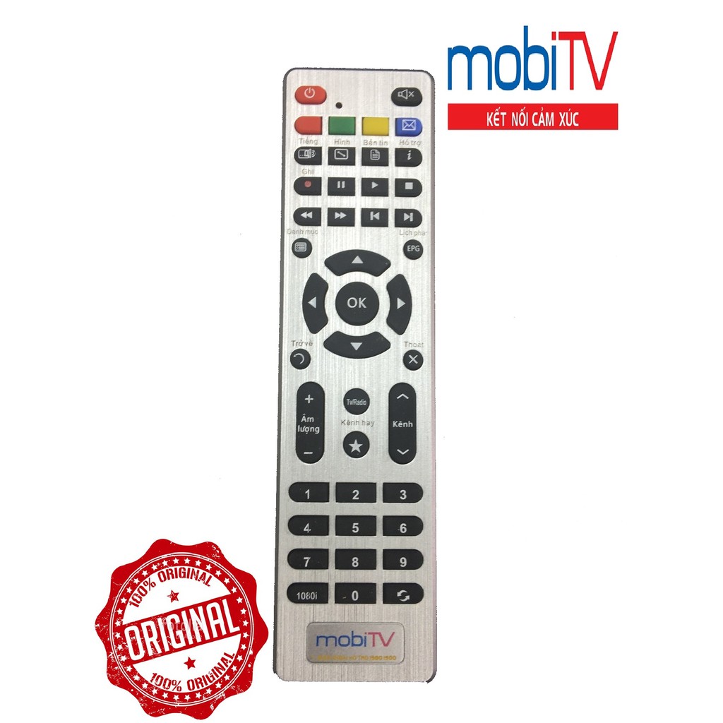 REMOTE ĐIỀU KHIỂN ĐẦU THU TRUYỀN HÌNH MOBITV REMOTE MOBITV | Shopee ...