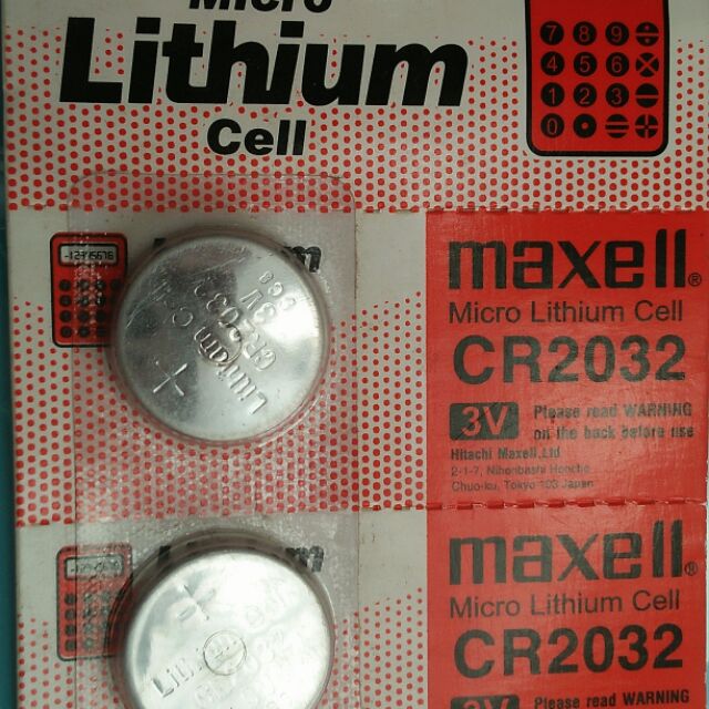 Pin CMOS Maxell CR2032 / CR2025 / CR2016 Lithium 3v | Shopee Việt Nam