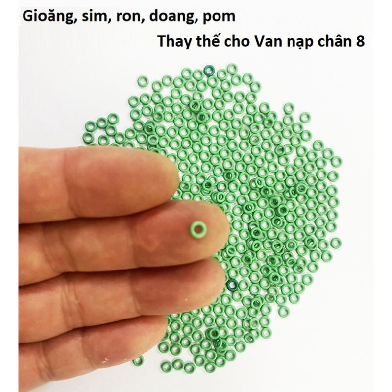Gioăng Sim Ron, Doăng Cao Su Thay Thế Cho Van Nạp Một Chiều Chân 8mm (5 ...