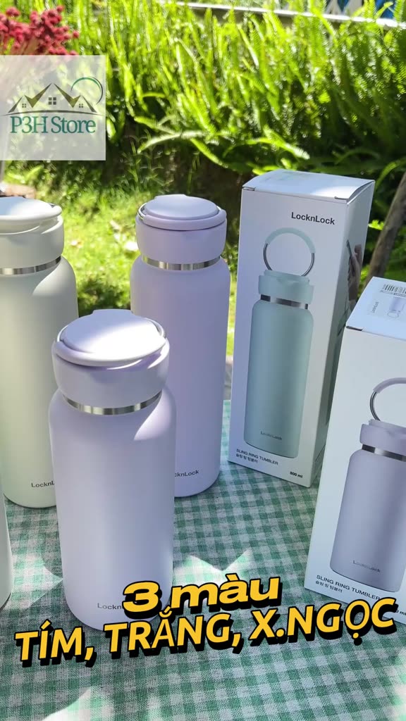 Bình giữ nhiệt LocknLock Sling Ring có quai xách dung tích 650ml ...