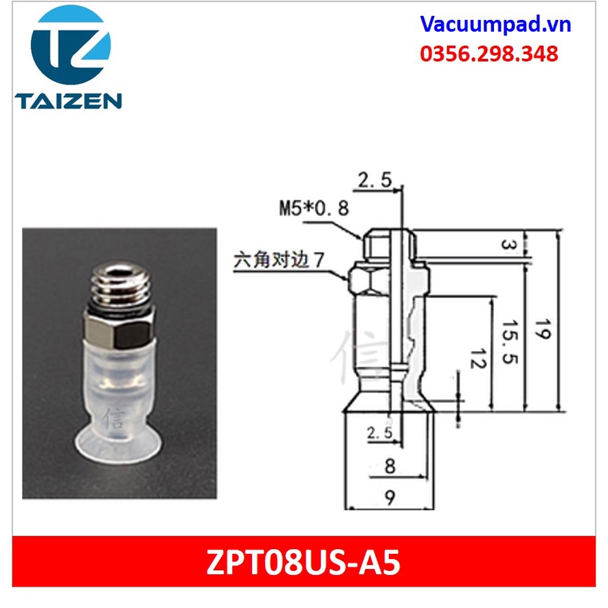 Giác hút chân không kiểu smc ZPT 02/03/04/06/08US/UN-A5 | Shopee Việt Nam