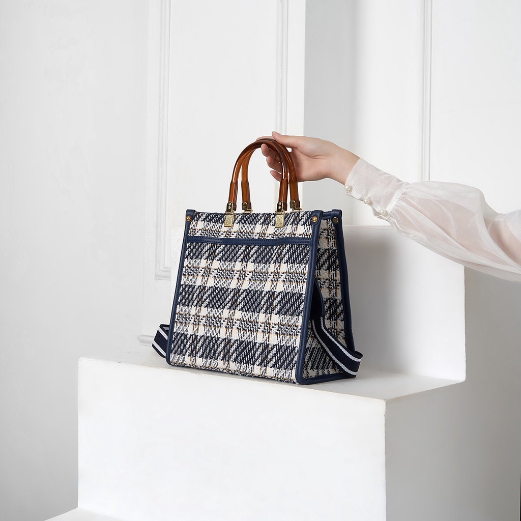 Túi đeo chéo công sở nữ canvas SEEME Lami Bag | Shopee Việt Nam