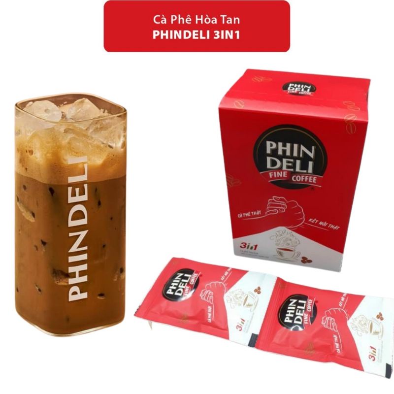Cà phê hòa tan Phin Deli 3in1( hộp 18 gói*17 gr) | Shopee Việt Nam