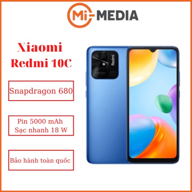 Điện thoai xiaomi redmi 10 C chính hãng bảo hành toàn quốc | Shopee ...