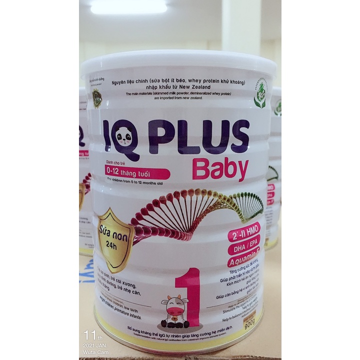Sữa IQ Plus Baby 900g –Cho trẻ sơ sinh còi xương, suy dinh dưỡng, trẻ ...