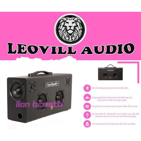 [Lion Breath] Loa Bluetooth Di Động - BASS CỰC CĂNG | Shopee Việt Nam