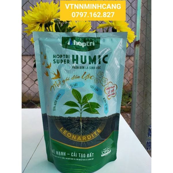 PHÂN BÓN LÁ SUPER HUMIC HỢP TRÍ (Túi 1kg) | Shopee Việt Nam