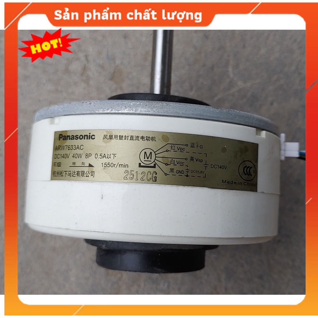 Motor quạt dàn lạnh Điều hòa PANASONIC nhật bãi Inverter DC 140V 40W THÁO MÁY | Shopee Việt Nam