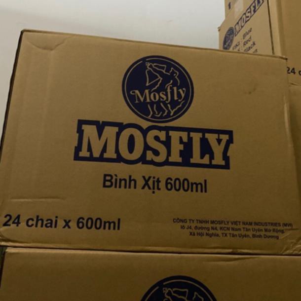 Nguyên Thùng (1 Thùng / 24 chai ) Xịt muỗi mosfly AIK côn trùng 600ml ...