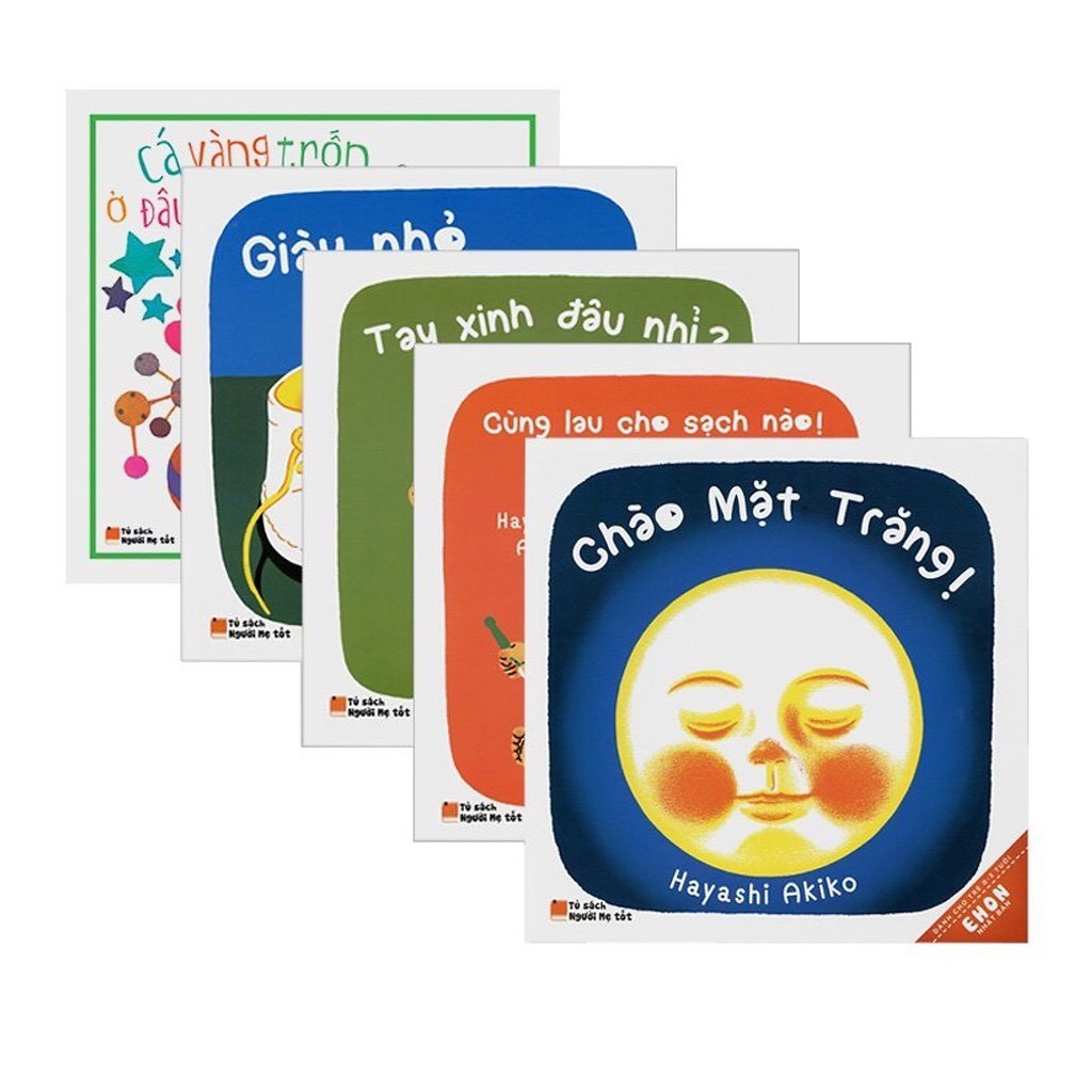 Sách Combo ehon nhật bản dành cho trẻ từ 0 3 tuổi (bộ 5 cuốn) | Shopee ...