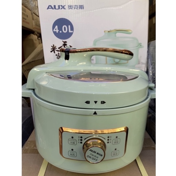 NỒI ÁP SUẤT ĐIỆN VÀ LẨU 2IN1 DUNG TÍCH 4 LÍT SIÊU TIỆN LỢI HÃNG AUX , AX-D406 | Shopee Việt Nam